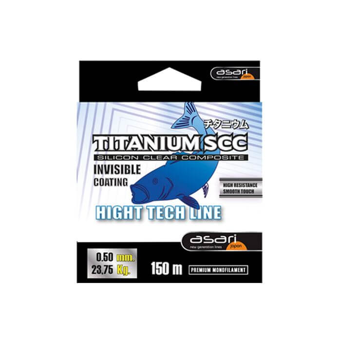 Line Asari Titanium transparent 150 m – Tienda Bass